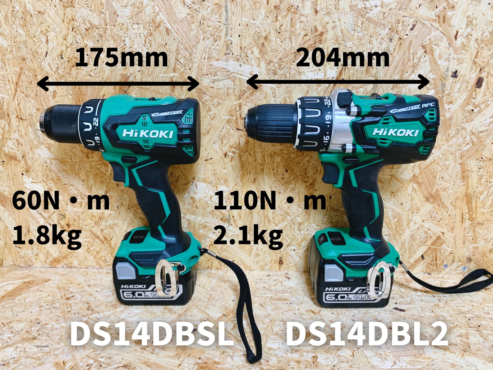 【14.4Vのバランス重視機種】DS14DBSL評価レビュー_HiKOKI充電式ドライバドリル_NN・2LS・2LY - 電動工具なび