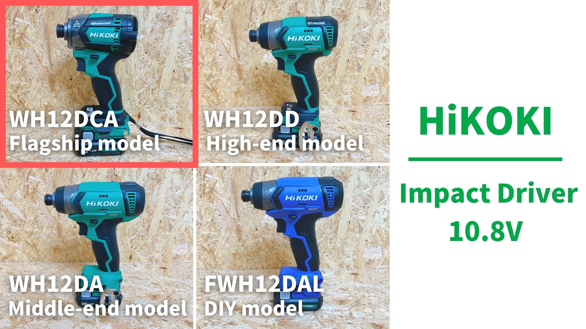 【マルチVにも匹敵！10.8V最上位機種】WH12DCAレビュー_HiKOKI充電式10.8Vインパクトドライバ_NN・2LS - 電動工具なび